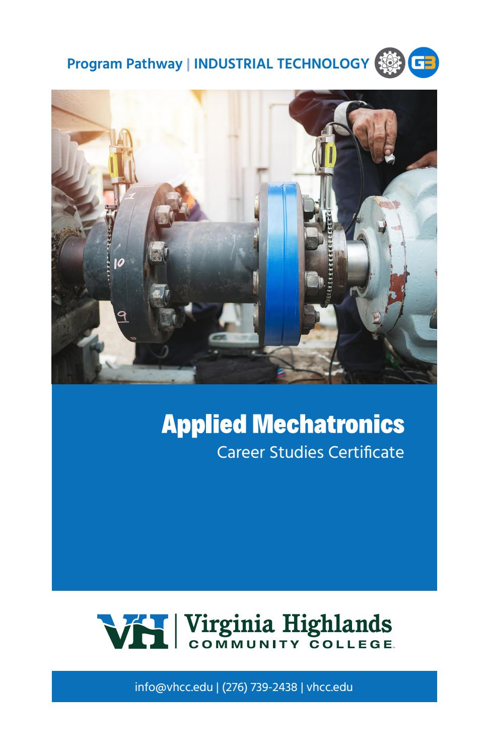 Applied Mechatronics Pathway | VHCC by Virginia Highlands Community ...