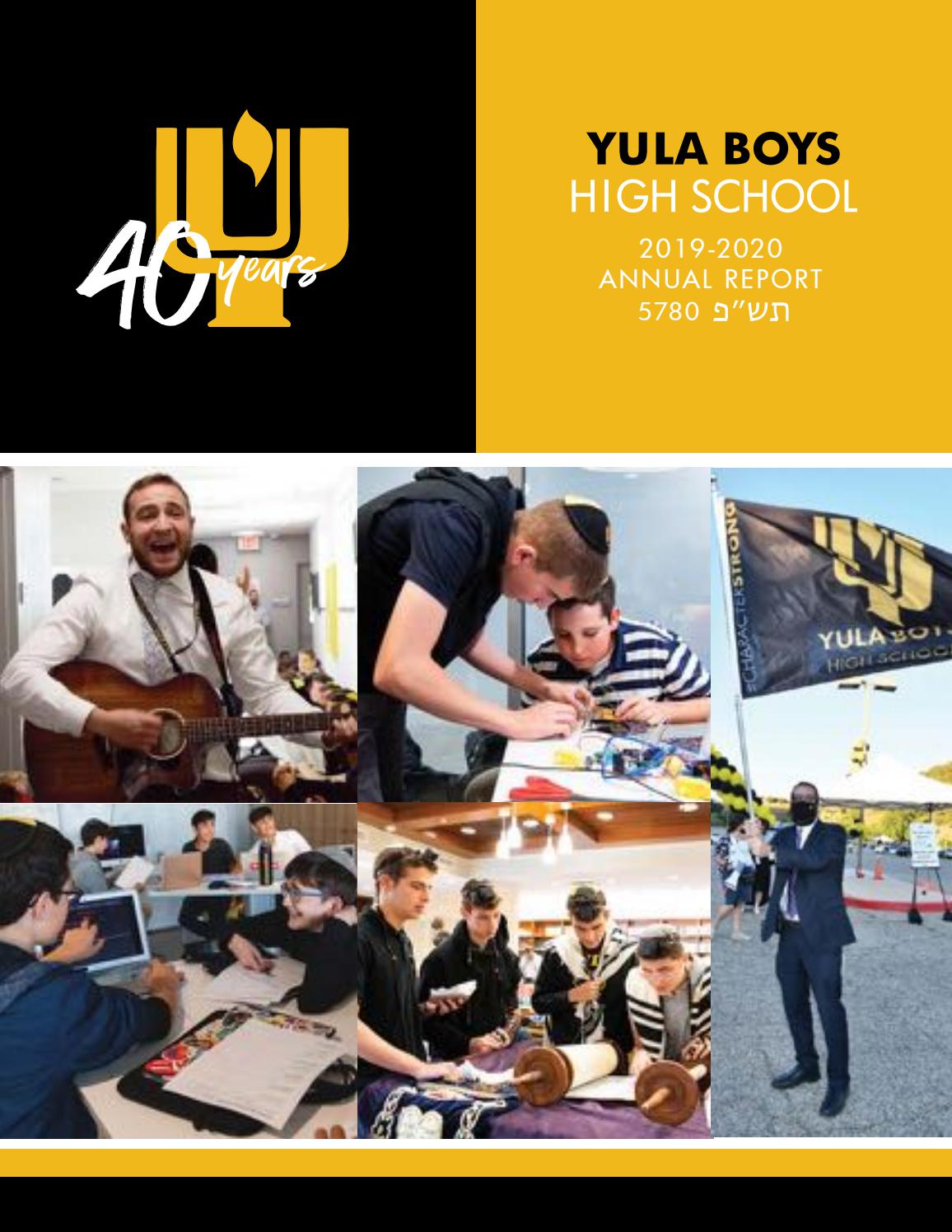 YULA Annual Report 2019-2020 by YULA High Schools - Issuu