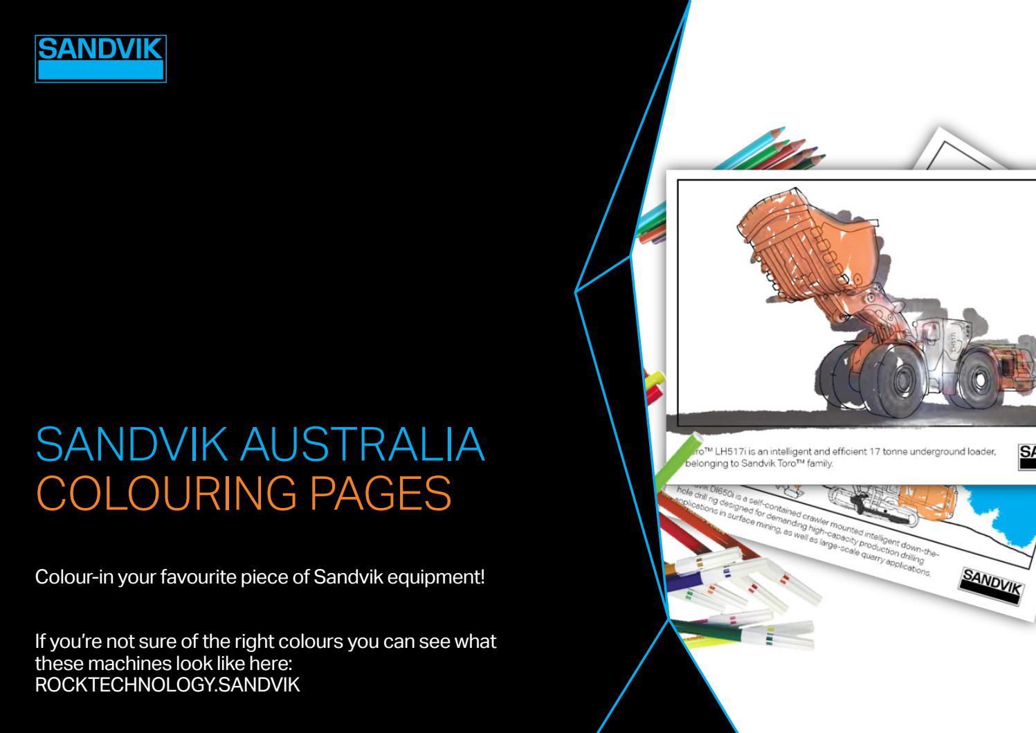 Sandvik Australia colouring pages - 2021 by Sandvik AUS & NZ Marketing ...