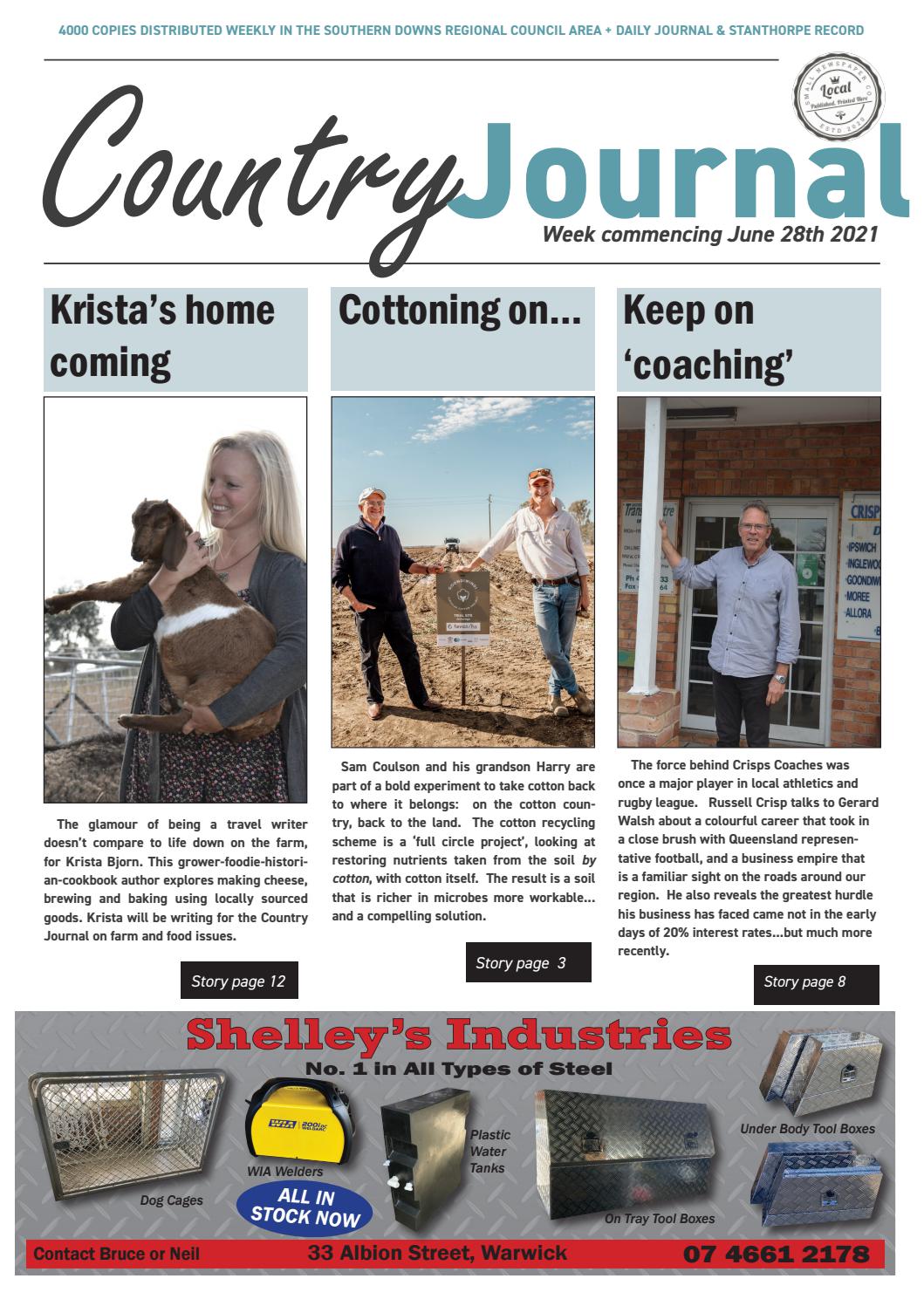 Country Journal, Edition #3 - June 28, 2021 by SmallNewspaperCo - Issuu