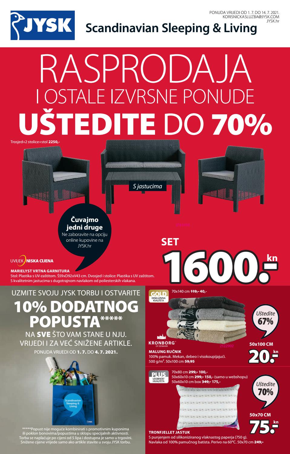 JYSK HR katalog od 01.-14.07.2021. by Catalog.hr - Issuu