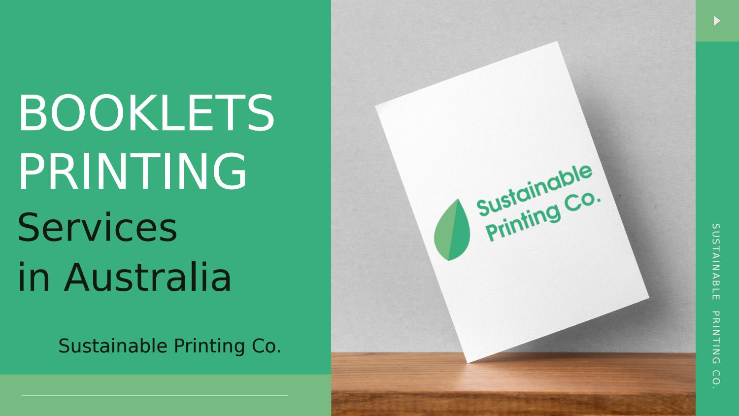 Recycled Booklets Reports Printing by Sustainable Printing Co by ...