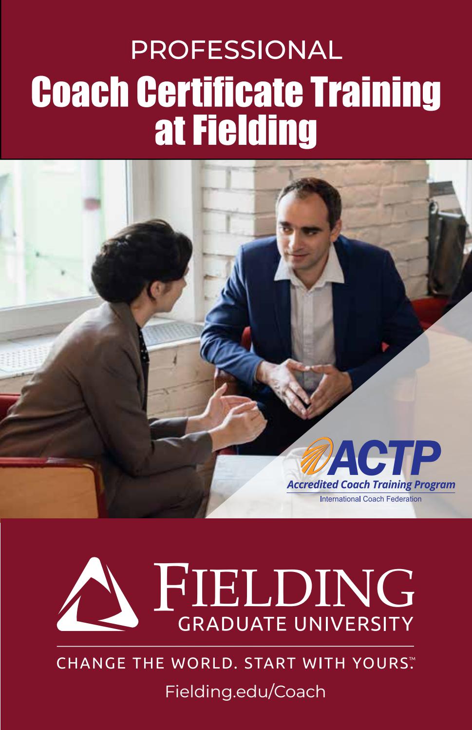 Coaching at Fielding Graduate University by Fielding Graduate ...