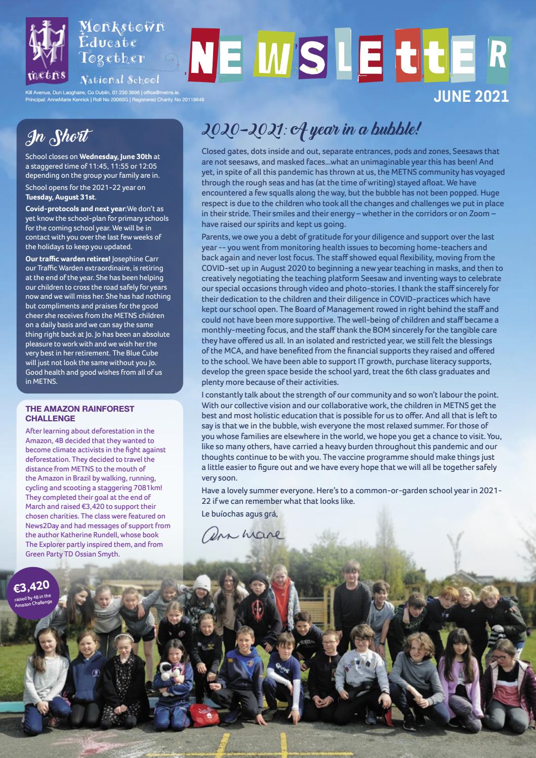 METNS Newsletter Summer 2021 by Advantage Point - Issuu