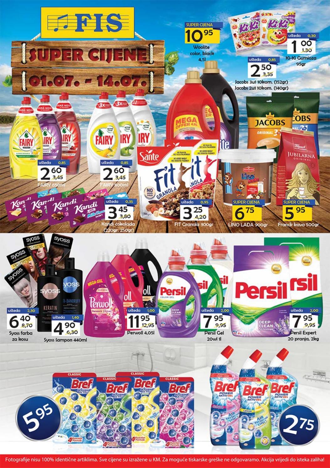 Fis katalog Super cijene od 01.-14.07.2021. by Bakmaz, Boso, NTL - Issuu