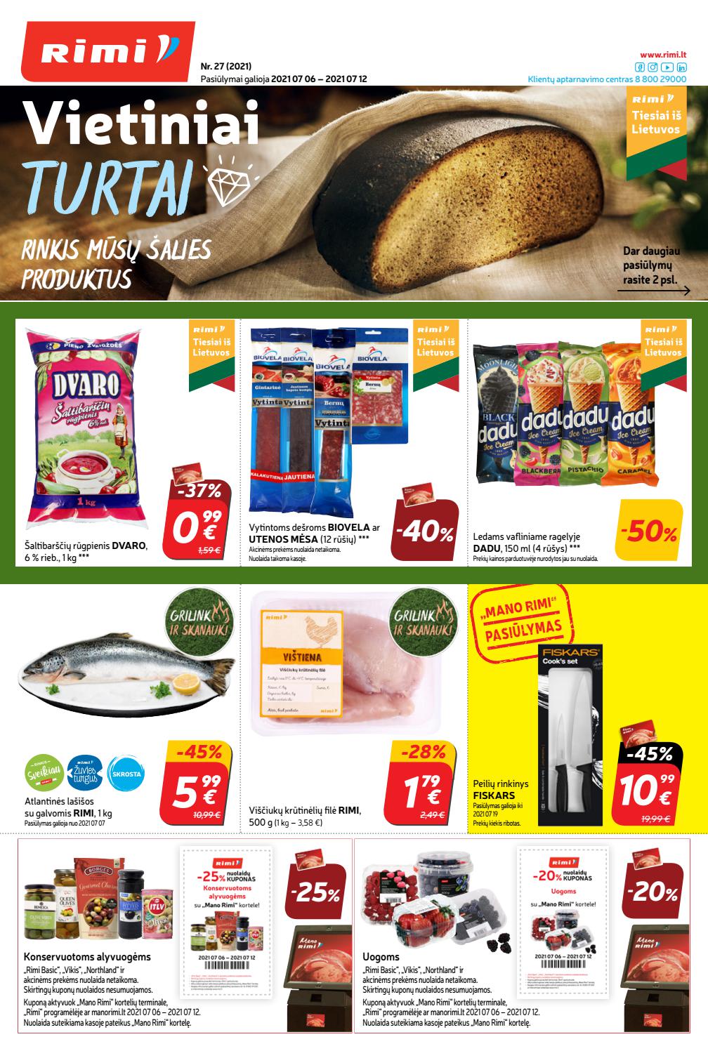 „Rimi“ savaitinis leidinys Nr. 27 (2021) by Rimi - Issuu