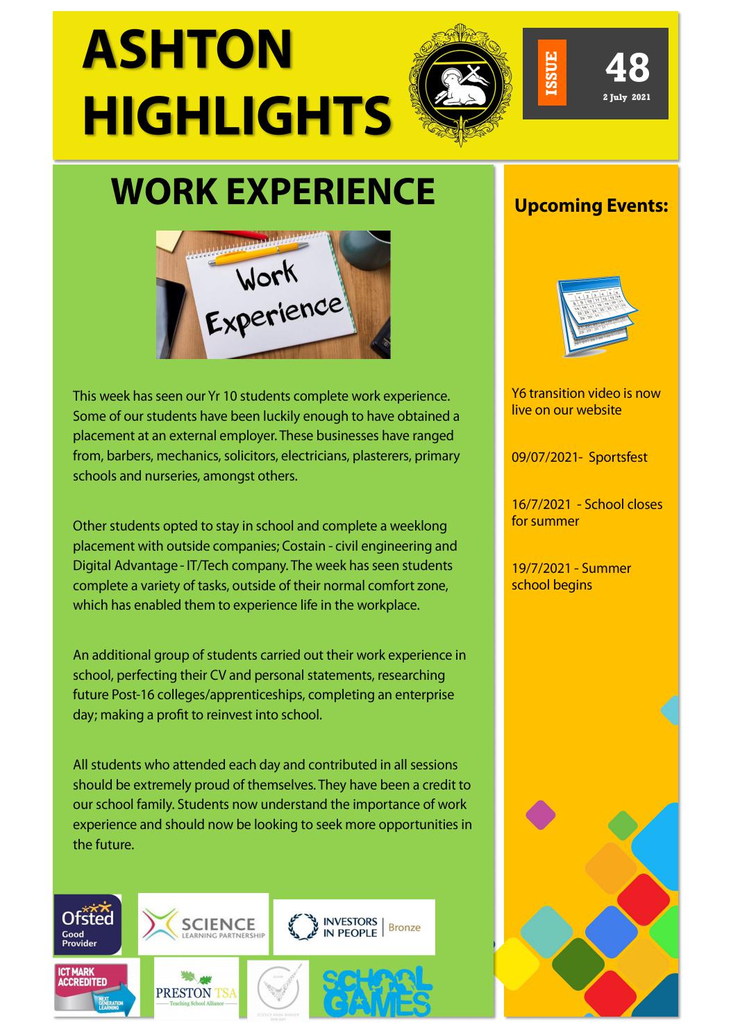 Newsletter w/c 28/06/2021 by Schudio - Issuu