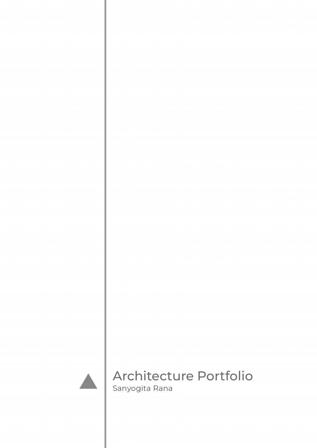 Junior Architect Portfolio by Sanyogita04 - Issuu