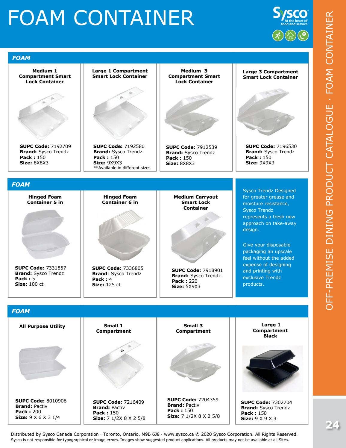 Off Premise Dining Catalogue by Sysco Canada - Issuu