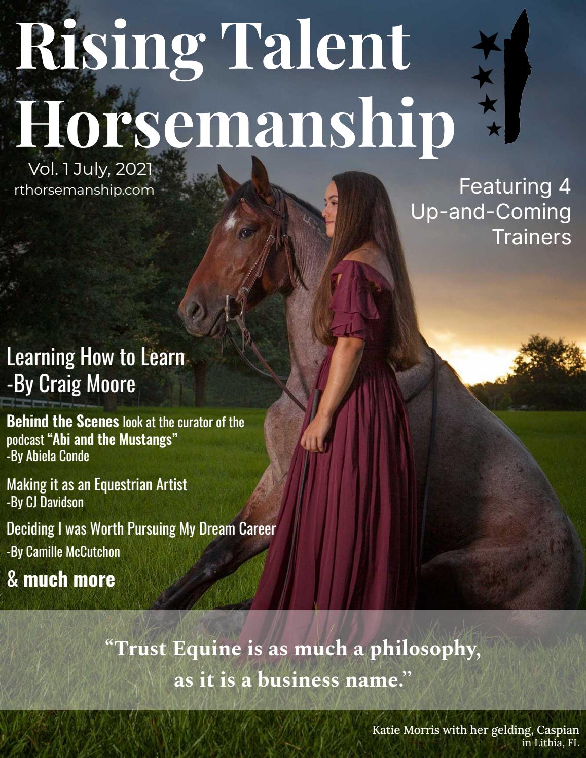 Rising Talent Horsemanship Issue #1 July 2021 by ...
