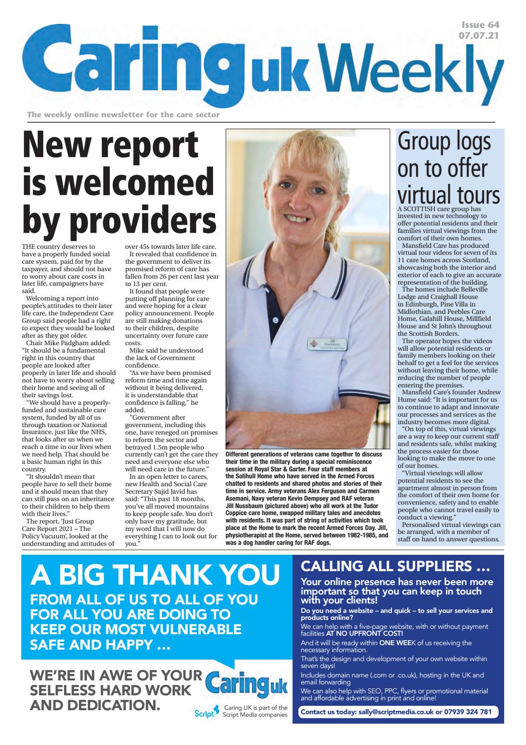 Caring UK Weekly - Issue 64 by Script Media - Issuu