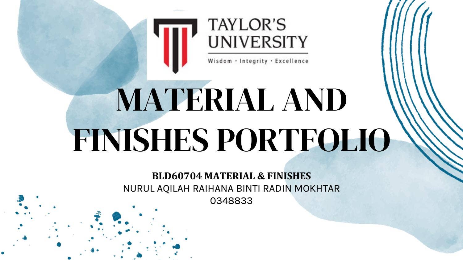 MATERIAL AND FINISHES PORTFOLIO by Aqilahh2708 - Issuu