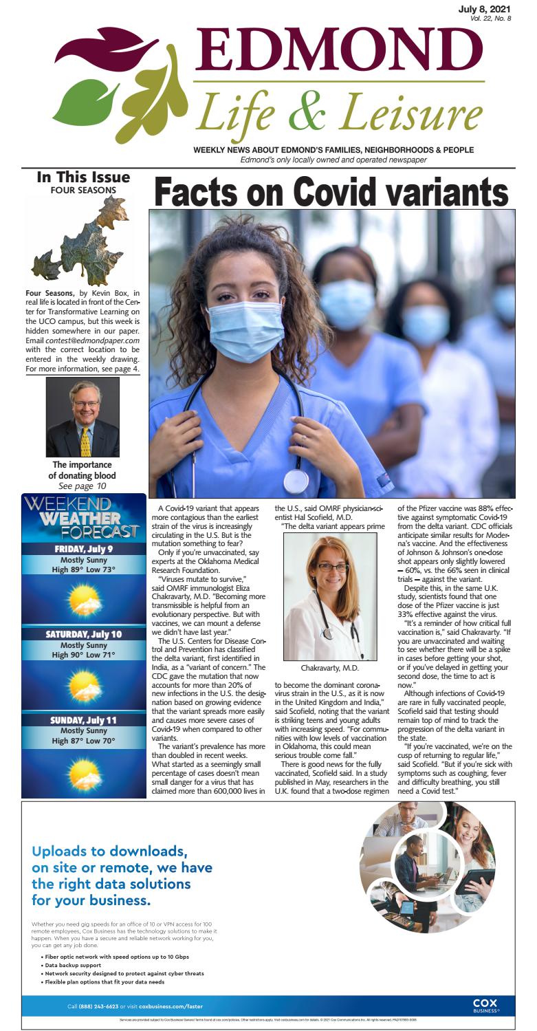 Edmond Life and Leisure - July 8, 2021 by Edmond Life and Leisure - Issuu