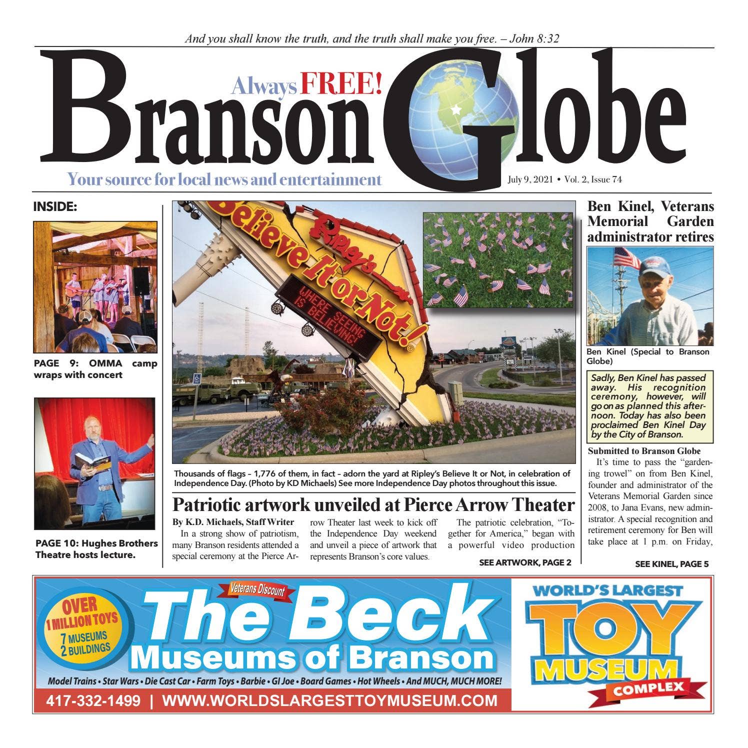 Branson Globe, July 9, 2021 by bransonglobe - Issuu