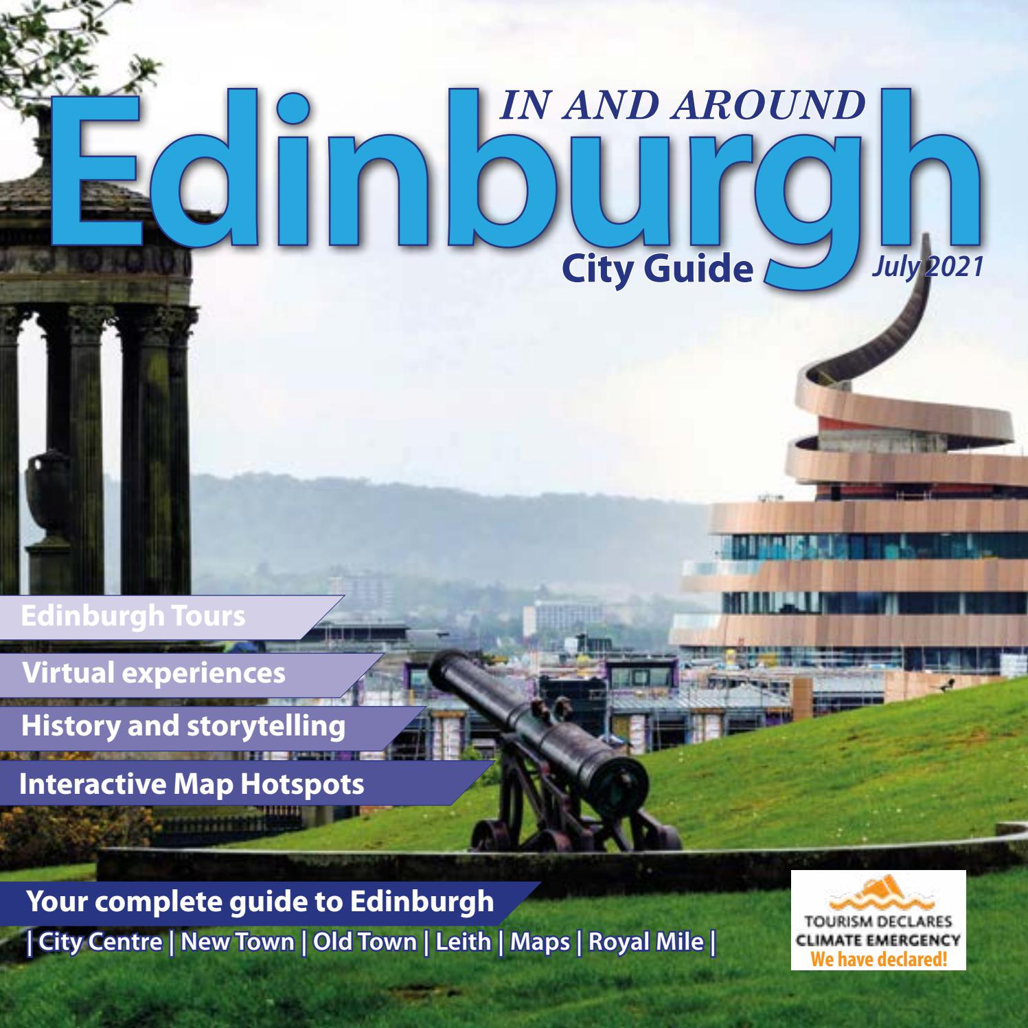 In & Around Edinburgh Guide | July 2021 by Downtown CityMaps & Guides ...