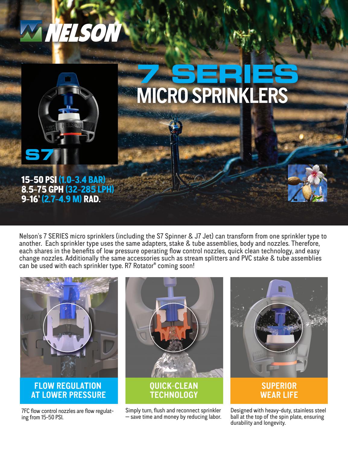 Nelson 7 Series Mico Sprinklers Brochure by deltawaterproducts - Issuu