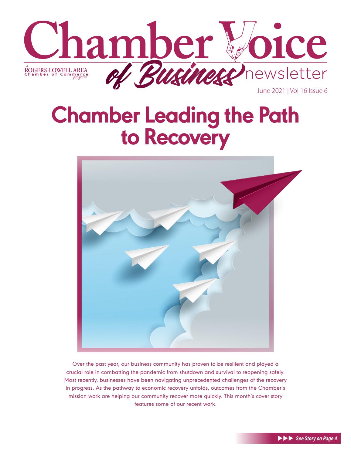Chamber Voice Newsletter | June 2021 by Rogers Lowell Chamber - Issuu