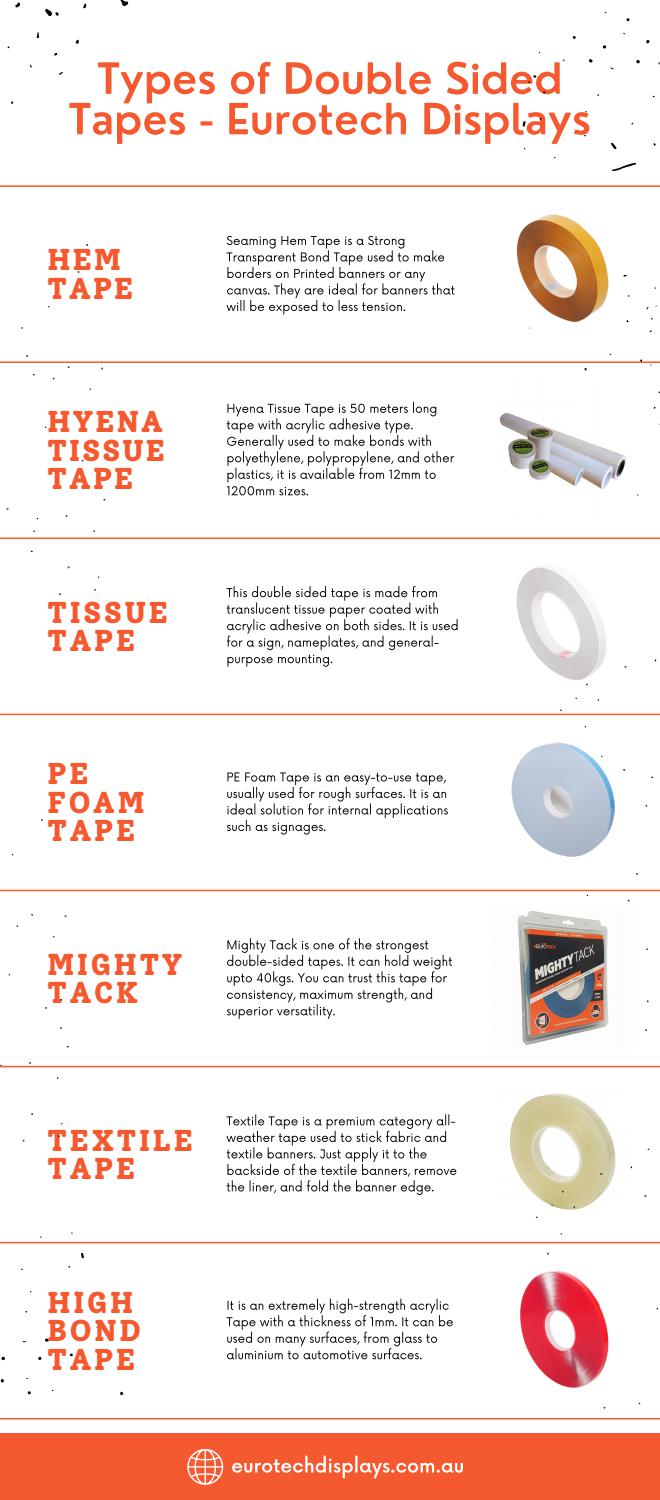 Types of Double Sided Tape by Eurotech Australia - Issuu