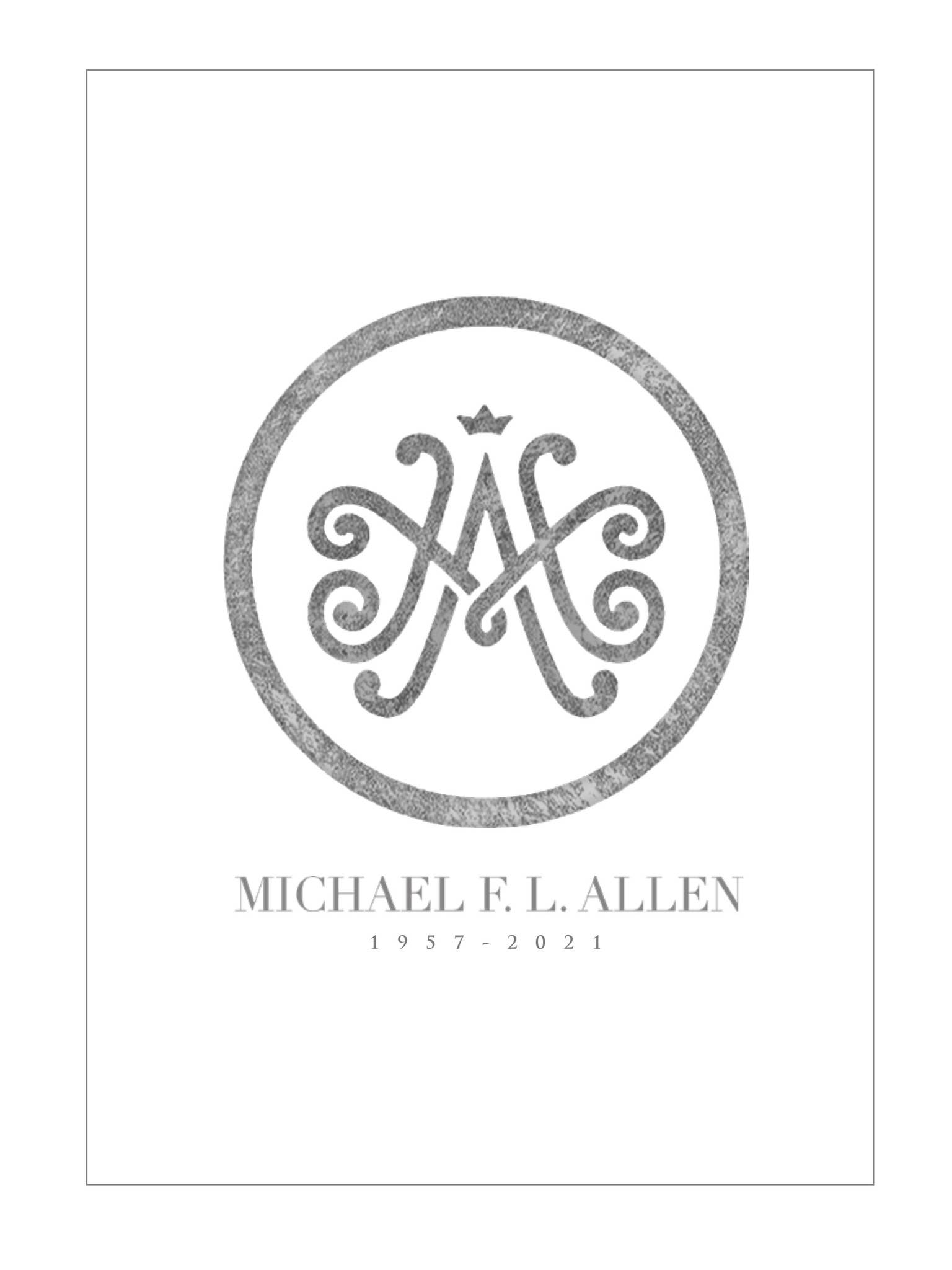 Original Memory Book for Michael Allen by Print Works at The Huyler ...
