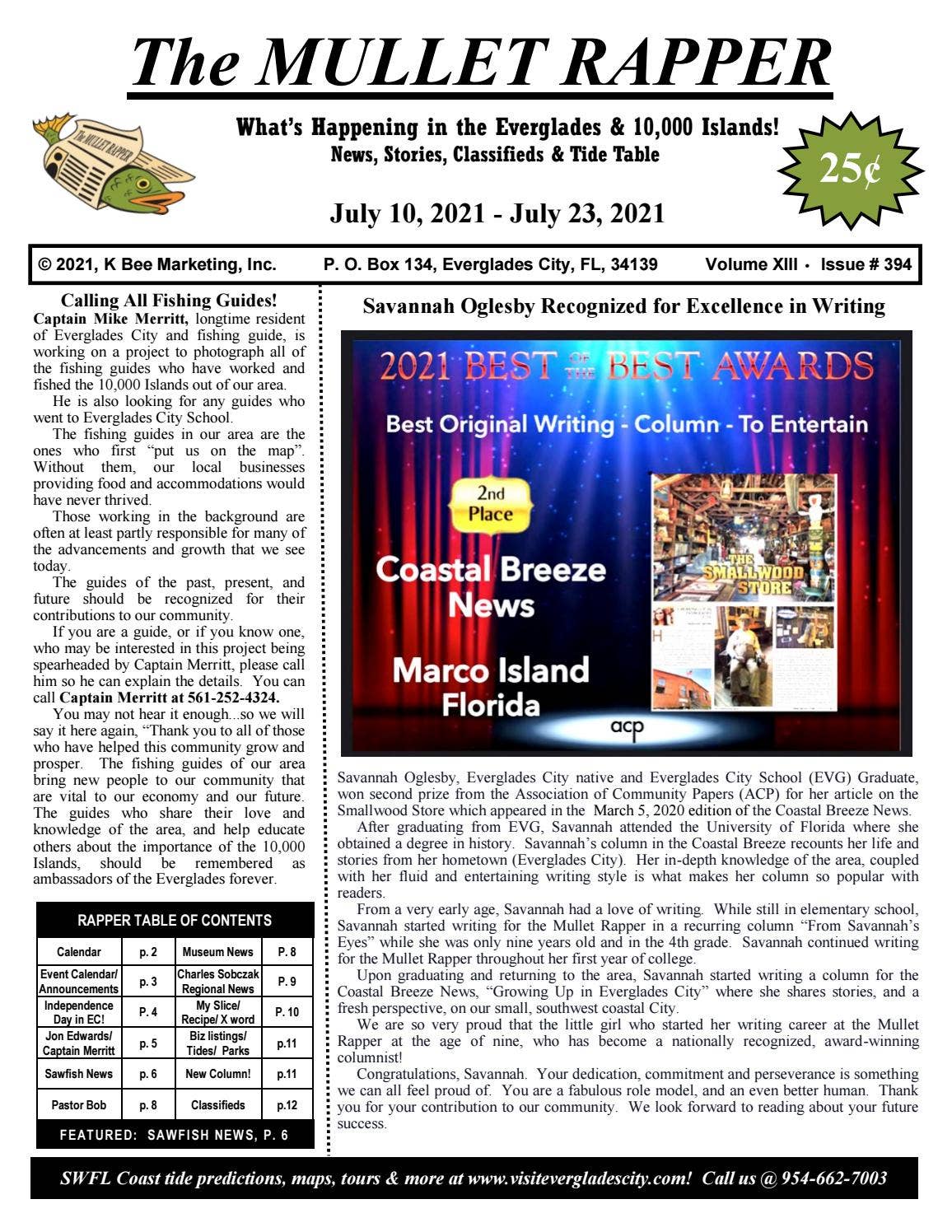 The Mullet Rapper, July 10, 2021 Edition by Paradise Web - Issuu