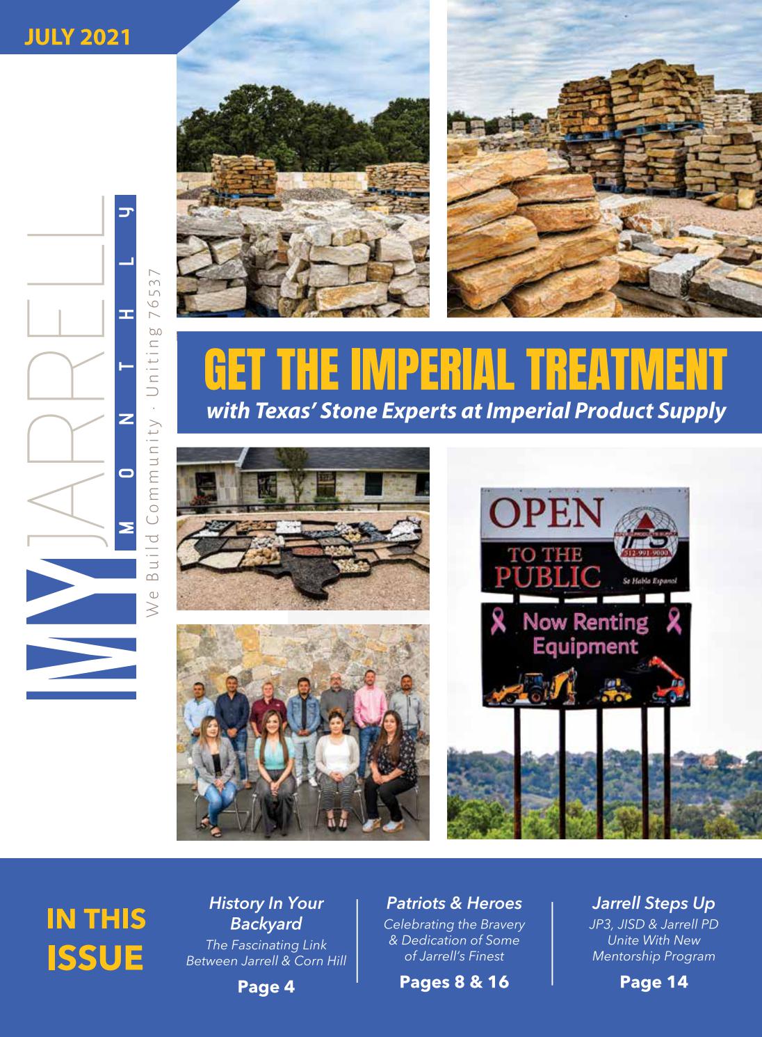 My Jarrell Monthly July 2021 by Fidelis Publishing Group, LLC - Issuu