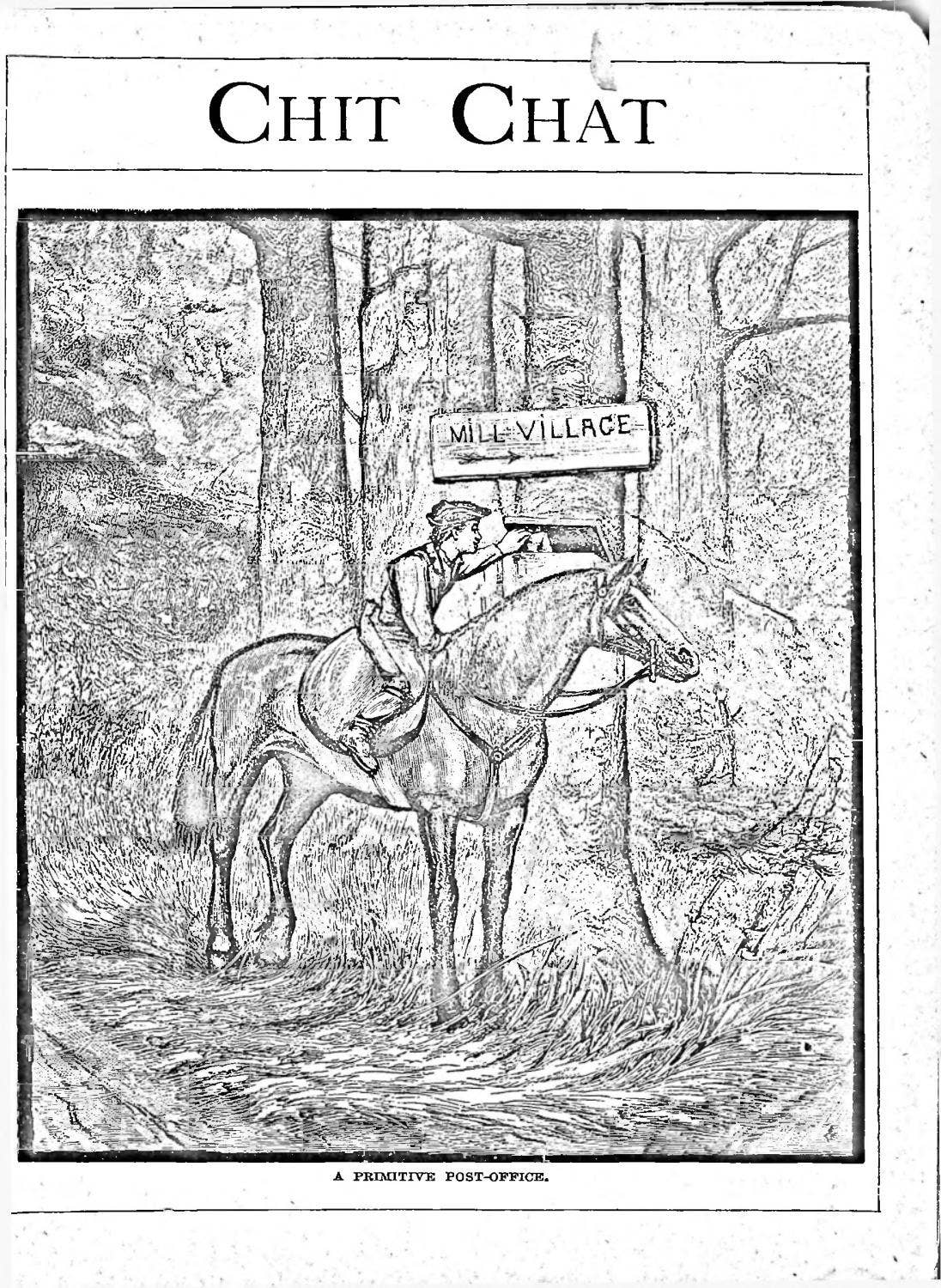 Vintage Advertising 1887 in Chit Chat Children's Book by Bonnie Wood ...