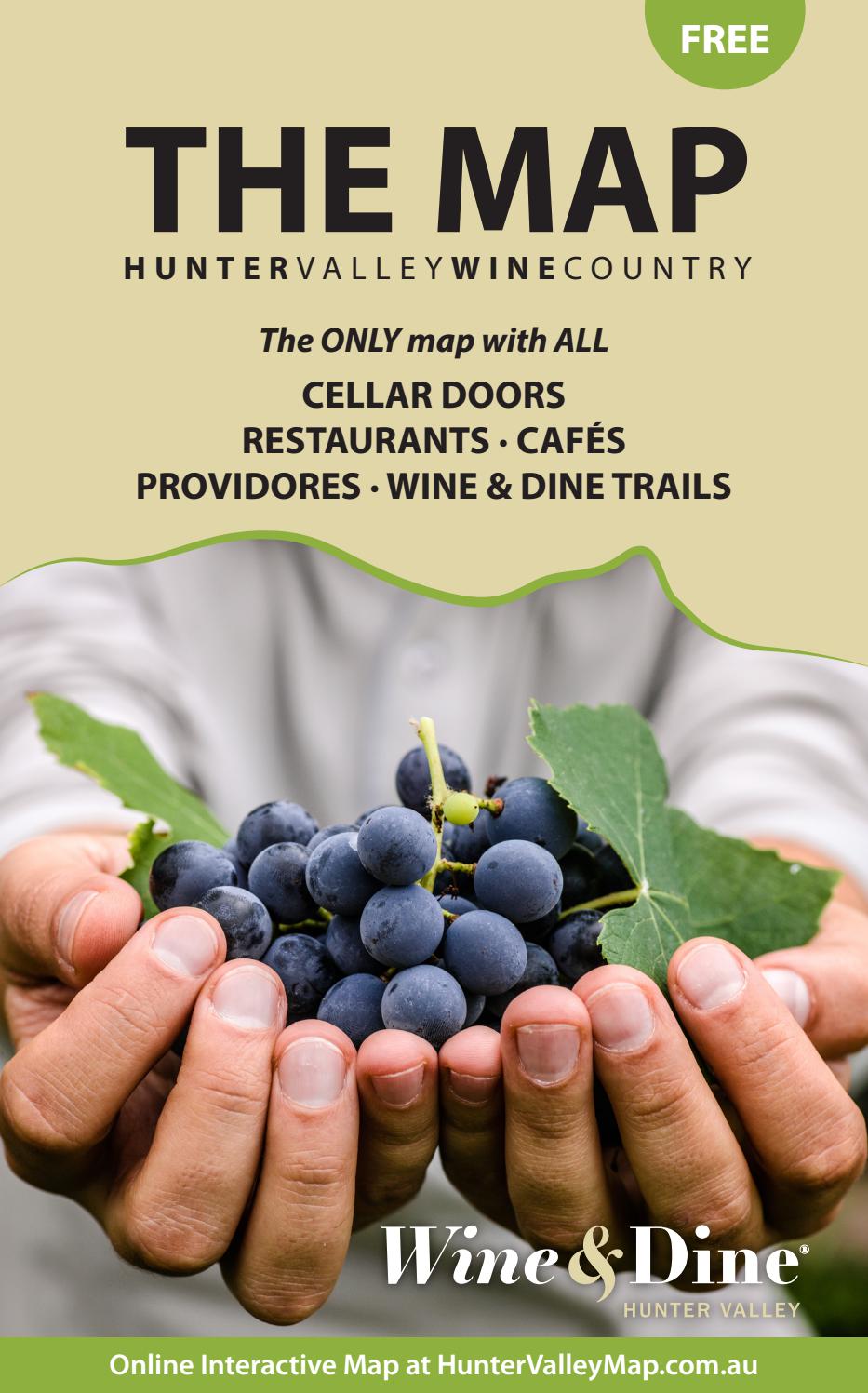 THE MAP | Hunter Valley Wine Country by WCP MEDIA | HUNTER VALLEY - Issuu