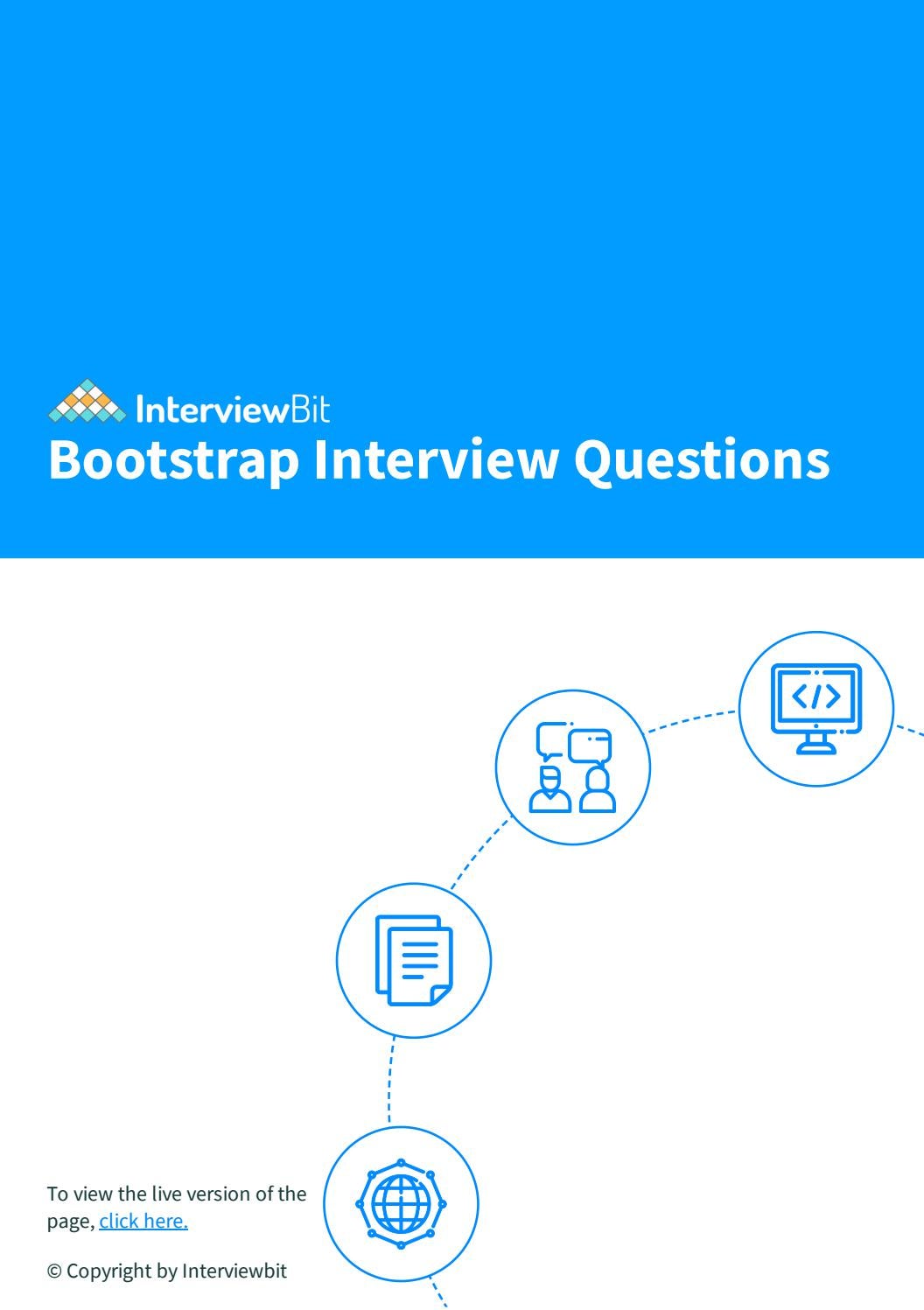 Frequently Asked Bootstrap Interview Questions by scaleracademy - Issuu