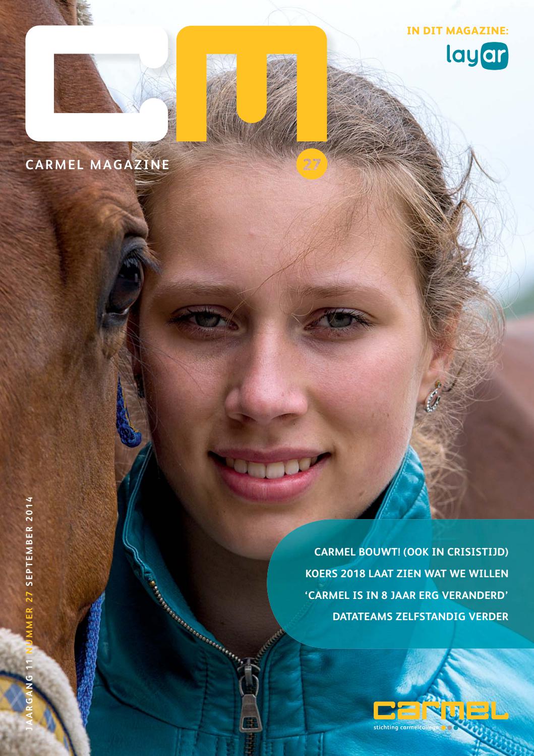 Carmel Magazine september 2014 by Stichting Carmelcollege - Issuu