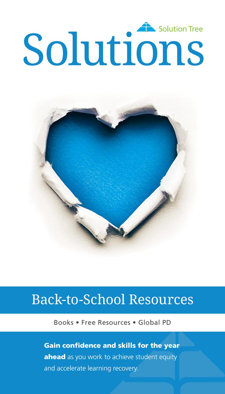 2021 ST Back-to-School Resources Catalog by Solution Tree - Issuu