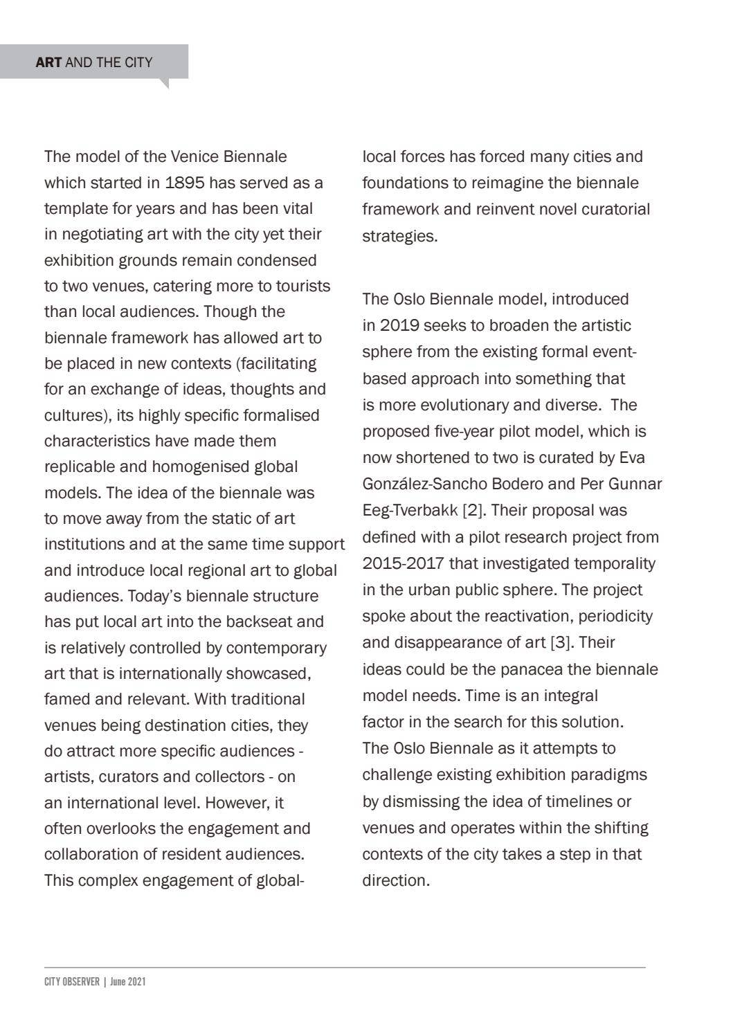 City Observer- Volume 7 Issue 1- June 2021 by Urban Design Collective ...