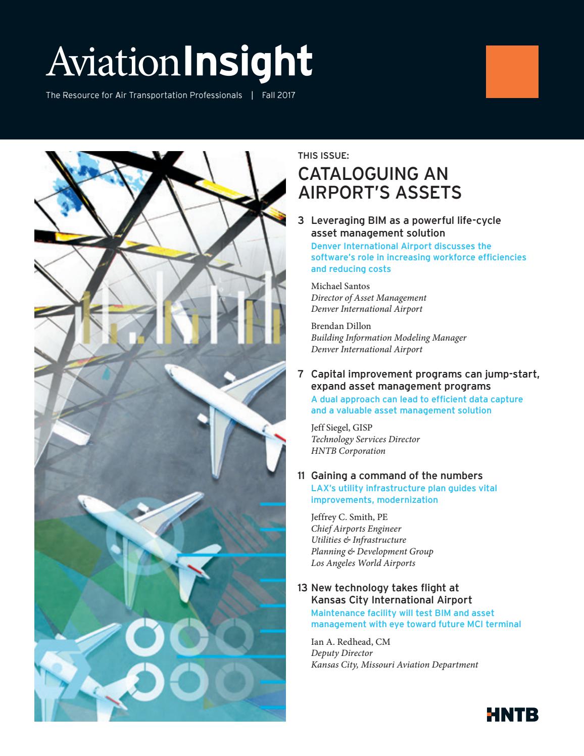 Aviation Insight |Cataloguing An Airport's Assets by hntbcompanies - Issuu