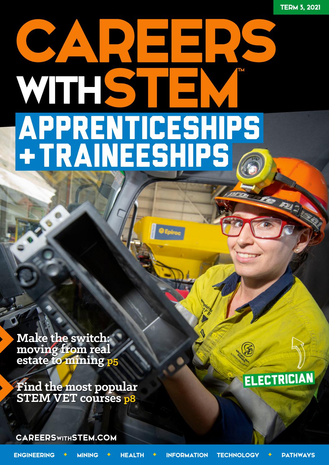 Careers with STEM: Apprenticeships and Traineeships 2021 by Refraction ...