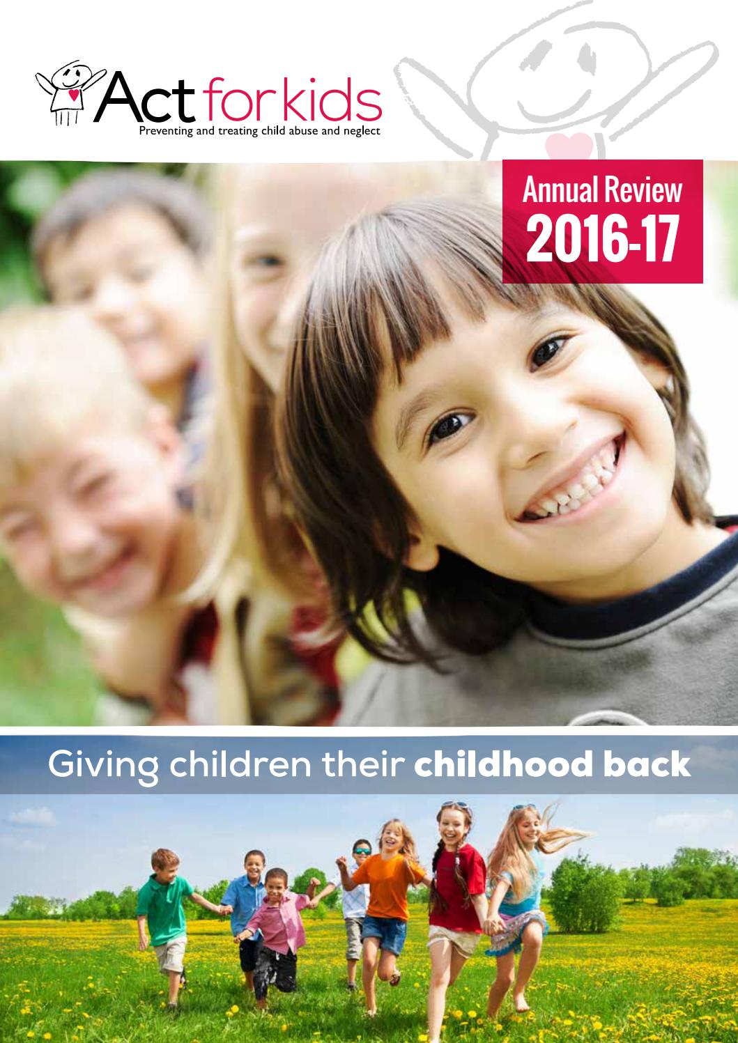 Annual Review 2016-2017 by Act for Kids - Issuu