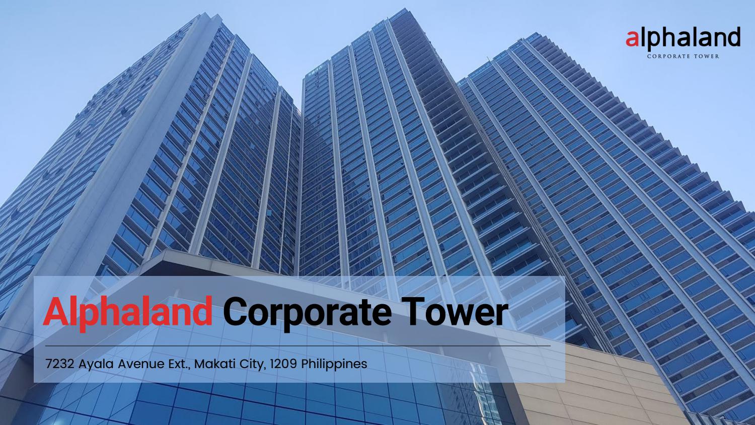 Alphaland Corporate Tower by Alphaland Corporate Communications - Issuu