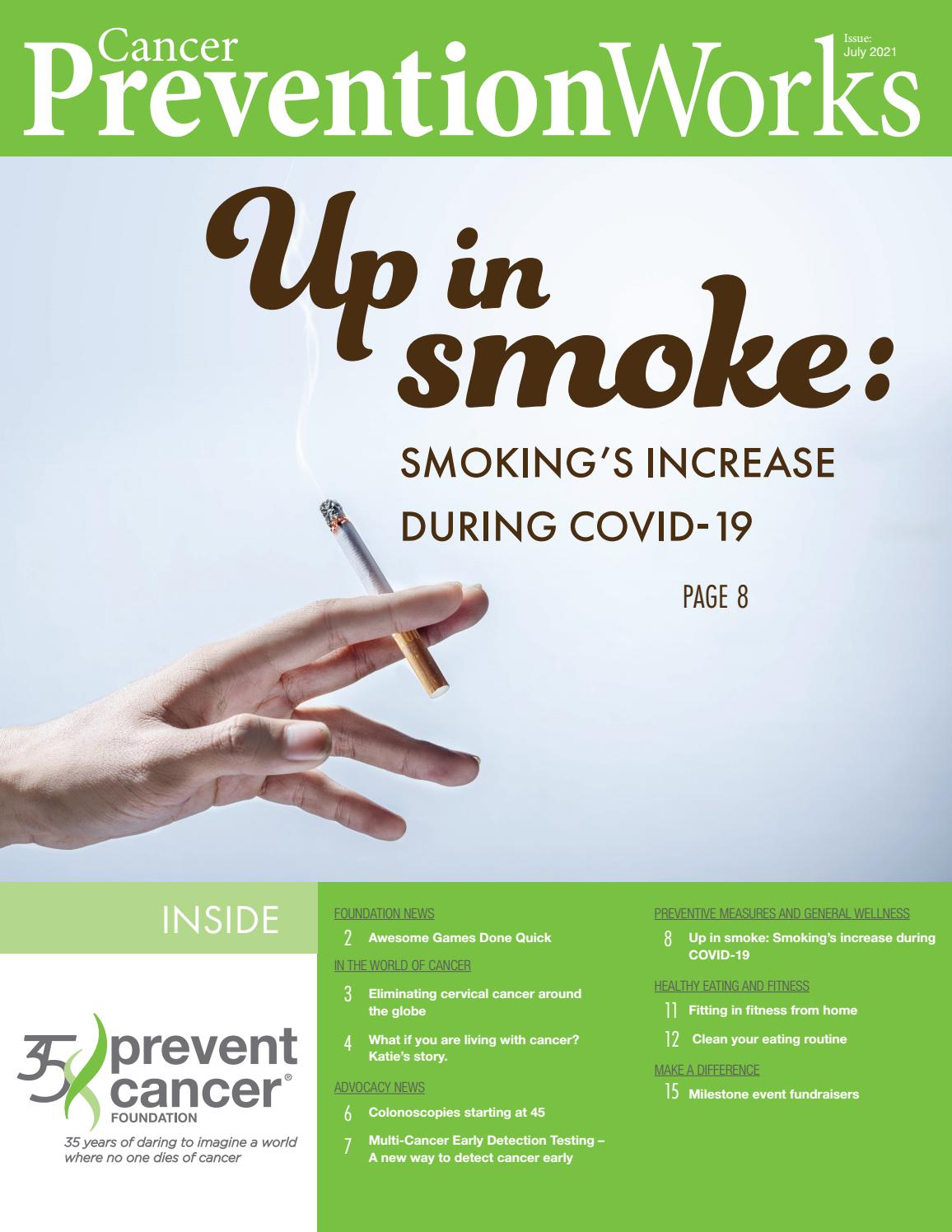 Cancer PreventionWorks July 2021 by Prevent Cancer Foundation - Issuu