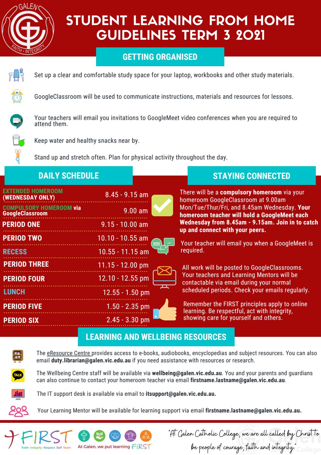 Students Remote Learning Guide by Galen Catholic College - Issuu