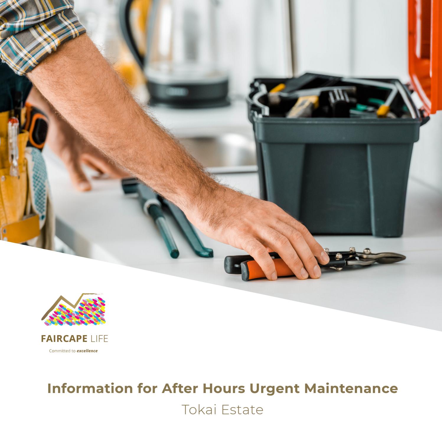 Tokai Estate - After Hours Urgent Maintenance Brochure May 2021 by ...