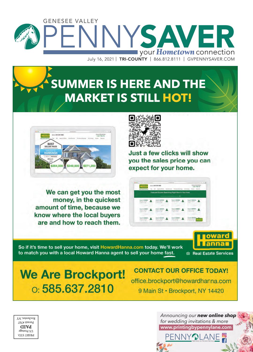 Tri-County - Genesee Valley Penny Saver 7-16-2021 by Featured Media - Issuu