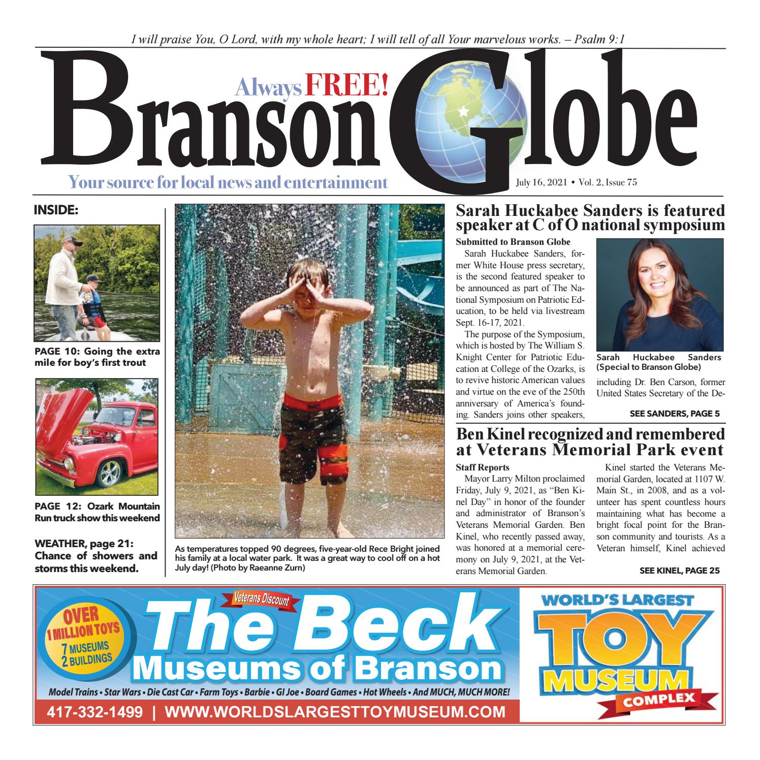 Branson Globe, July 16, 2021. by bransonglobe - Issuu