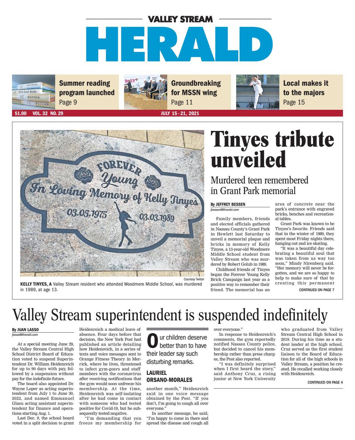 Valley Stream Herald 07-15-2021 by Richner Communications, Inc - Issuu