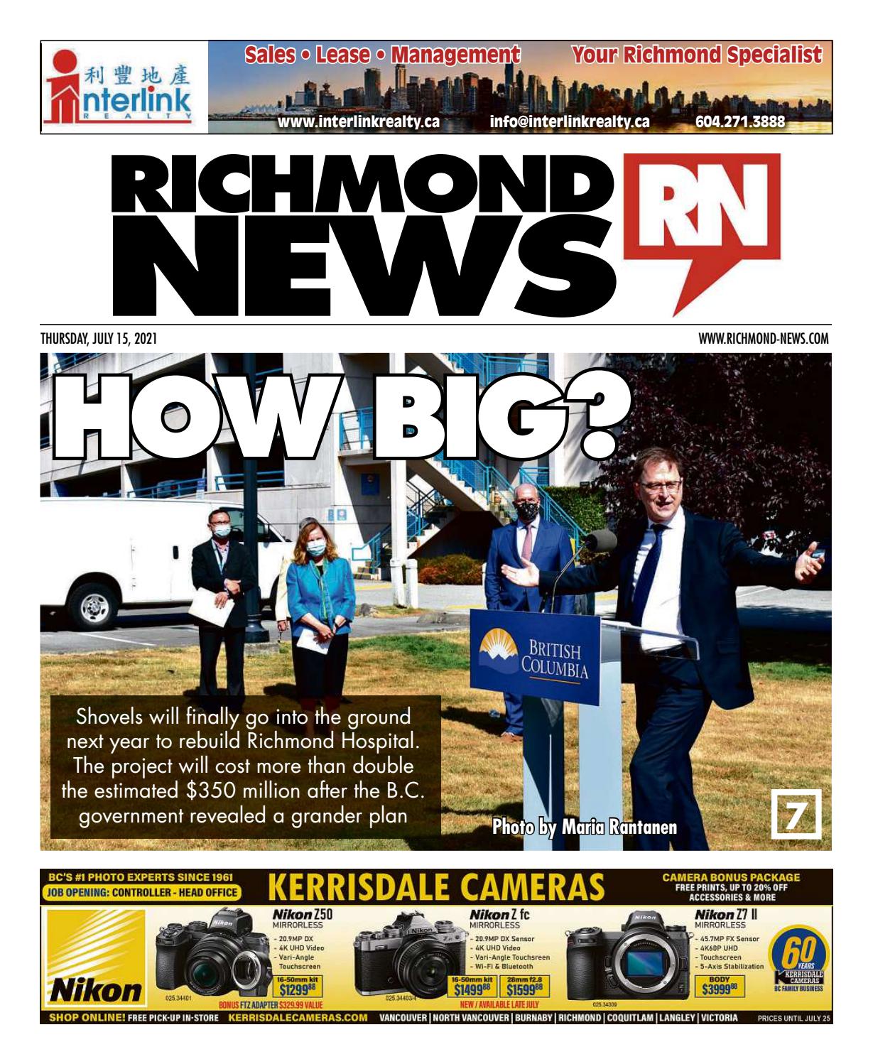 Richmond News July 15 2021 by Richmond News - Issuu