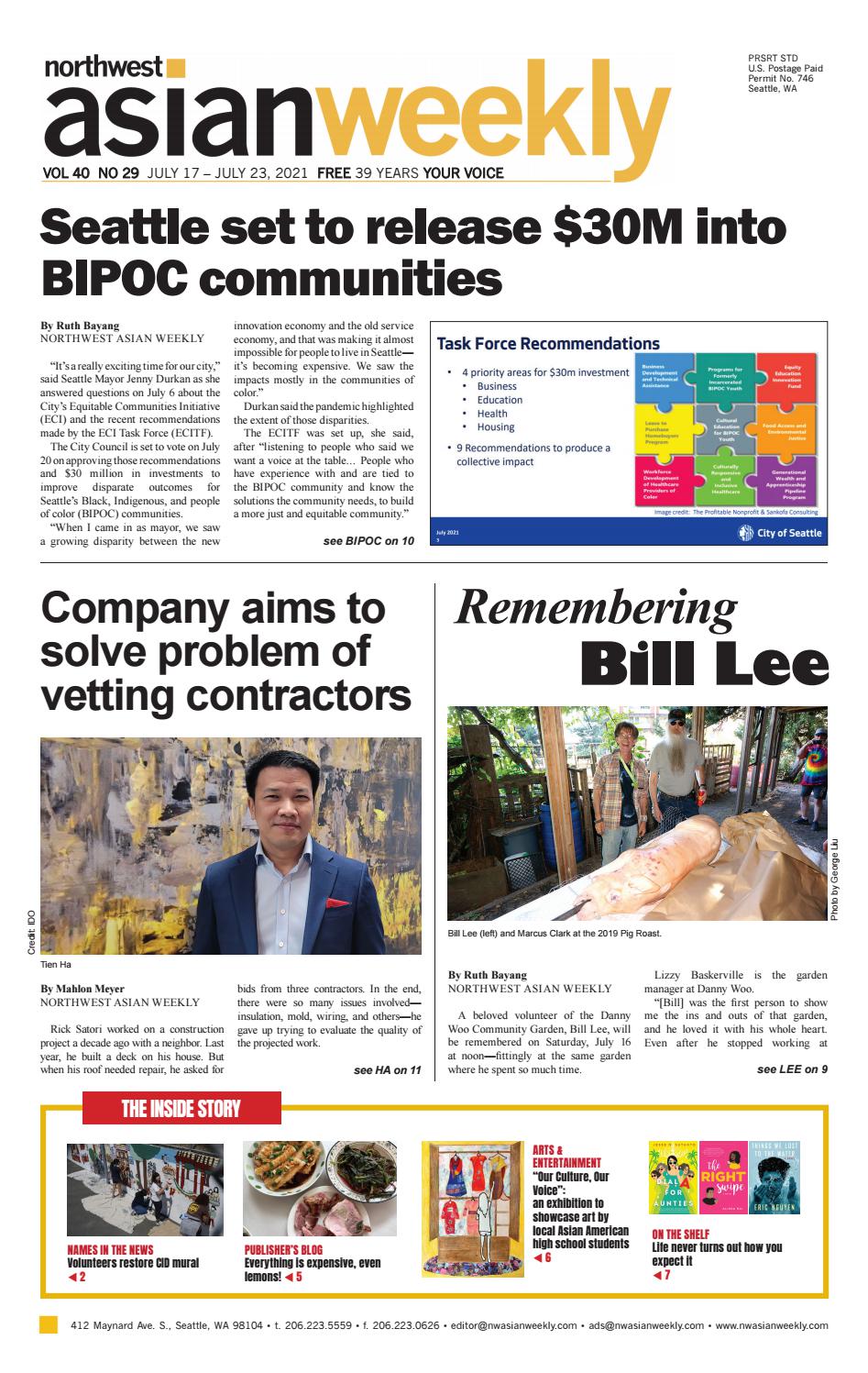 VOL 40 NO 29 | JULY 17 – JULY 23, 2021 by Northwest Asian Weekly - Issuu