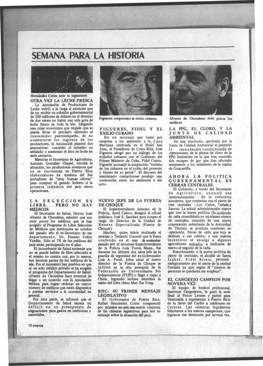 Avance (12 feb. 1973) by La Colección Puertorriqueña - Issuu
