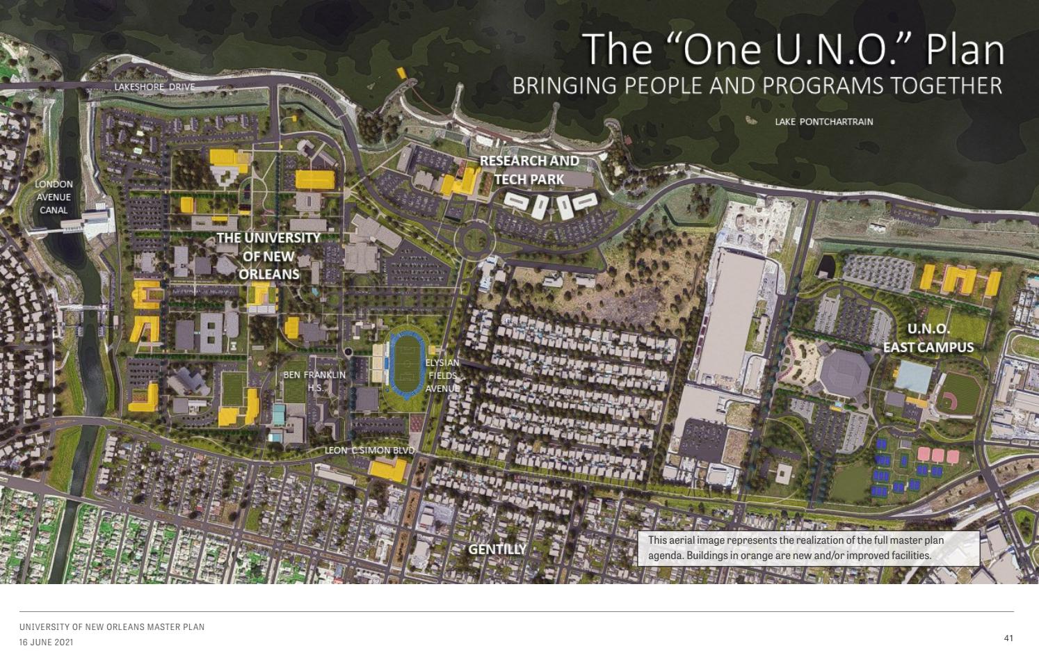 University of New Orleans Master Plan by VMDO Architects - Issuu