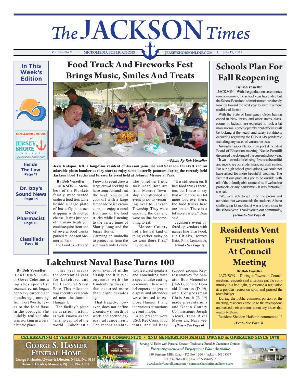 2021-07-17 - The Jackson Times by Jersey Shore Online - Issuu