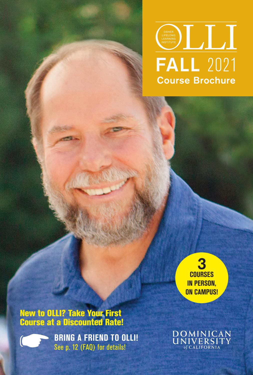 OLLI Fall 2021 Course Brochure by Dominican University of California ...