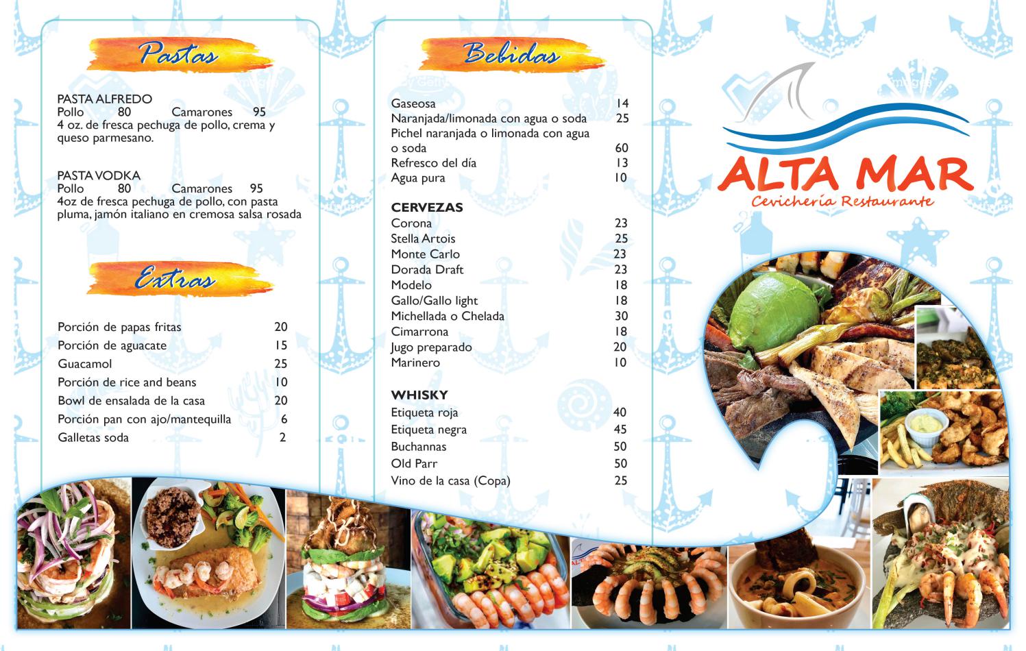 MENÚ ALTAMAR by Alta Mar - Issuu