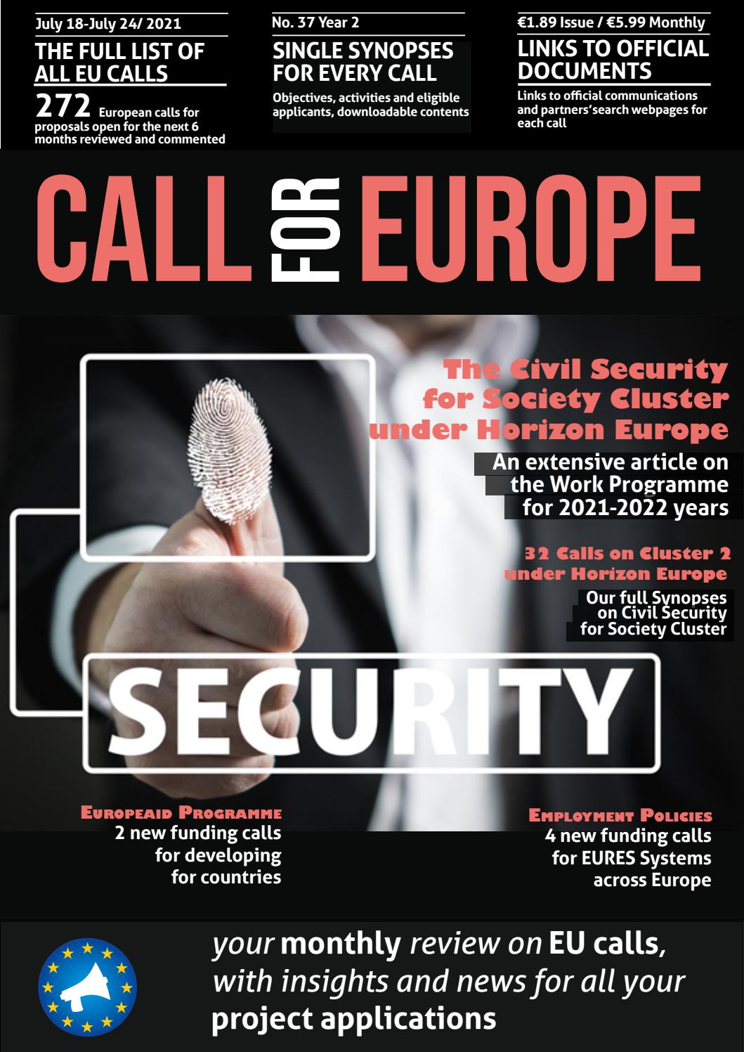 CALLforEUROPE Magazine Weekly 18th July Edition by call4europe - Issuu