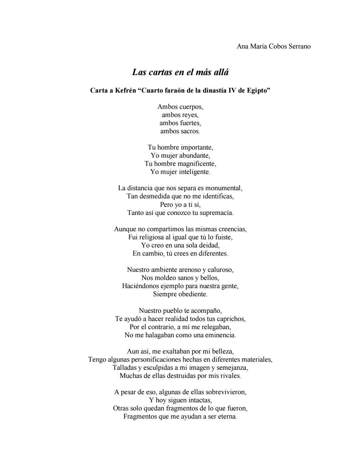 Las Cartas en el más allá by Ana Maria Cobos - Issuu